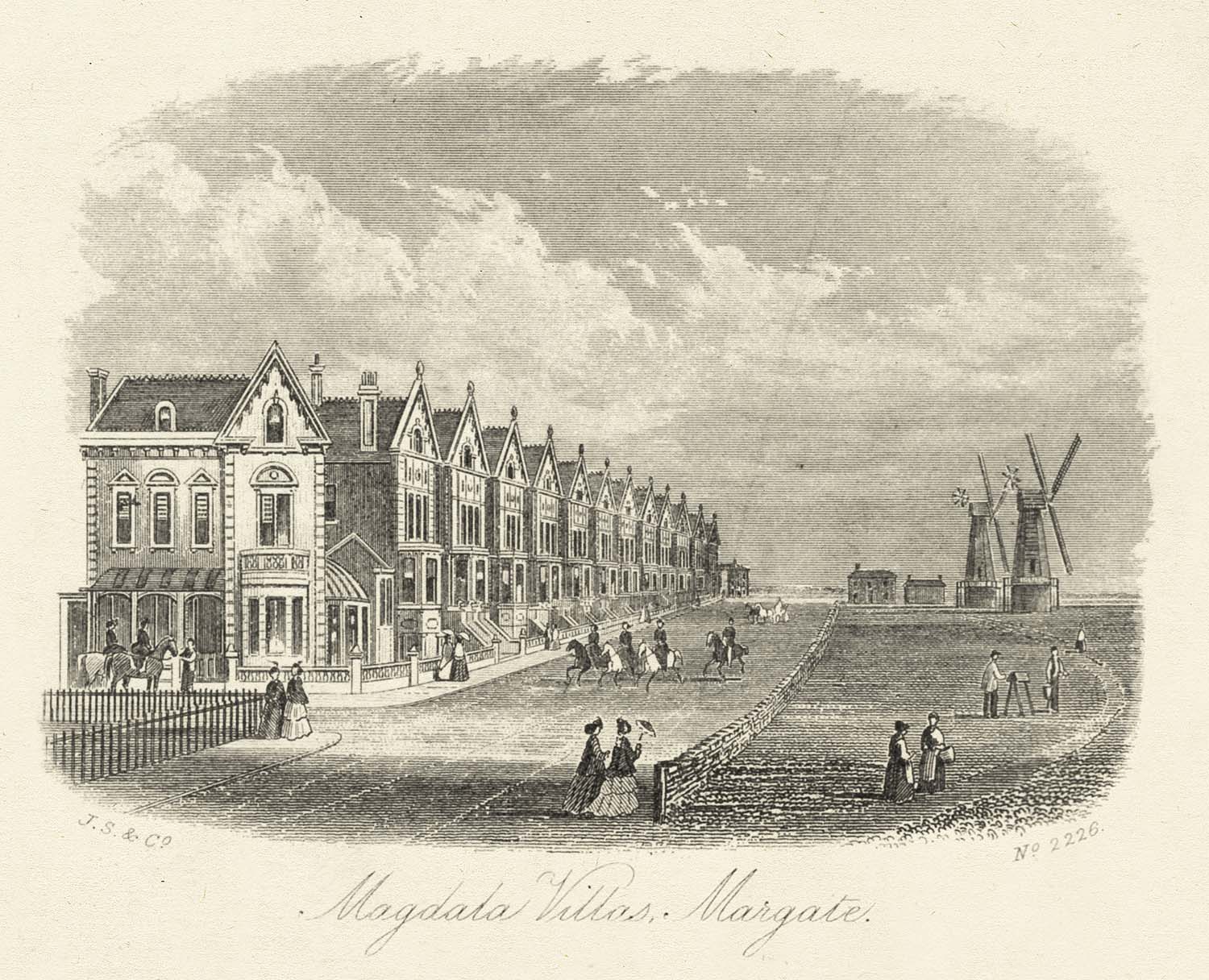 Steel line-engraved vignettes of Margate | Margate History