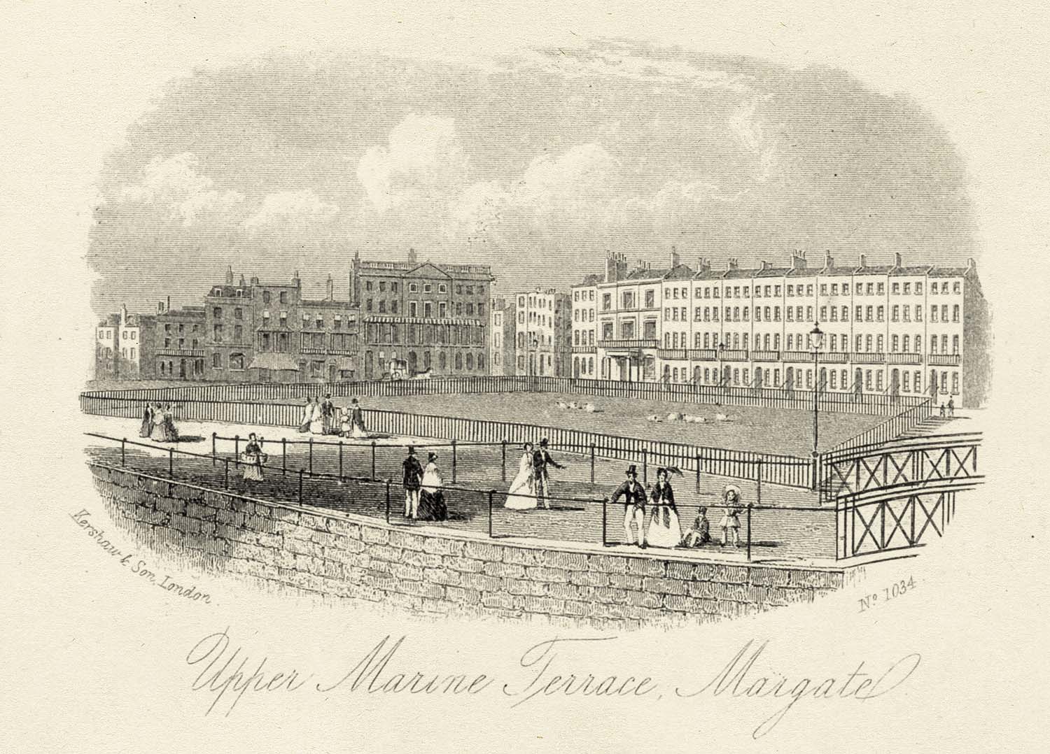 Steel line-engraved vignettes of Margate | Margate History