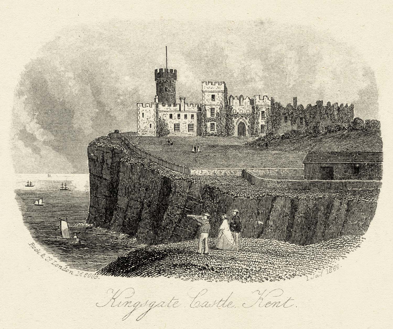 Steel line-engraved vignettes of Margate | Margate History